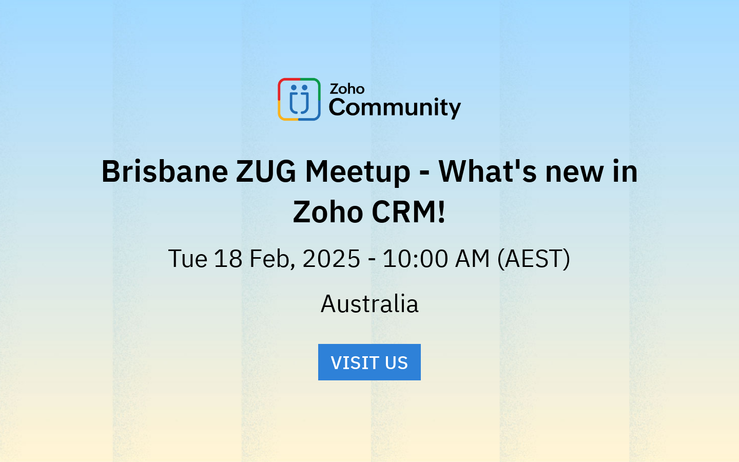 Brisbane ZUG Meetup - What's new in Zoho CRM!